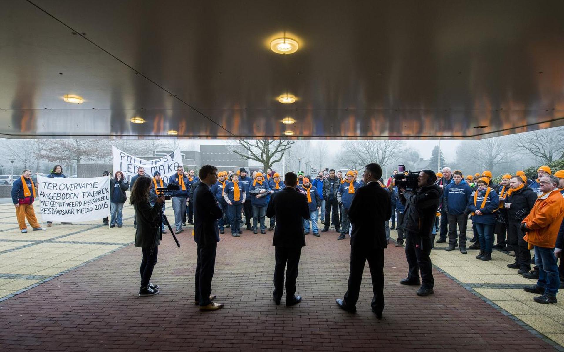 Philips-mensen Emmen toch op straat - Dagblad van het Noorden