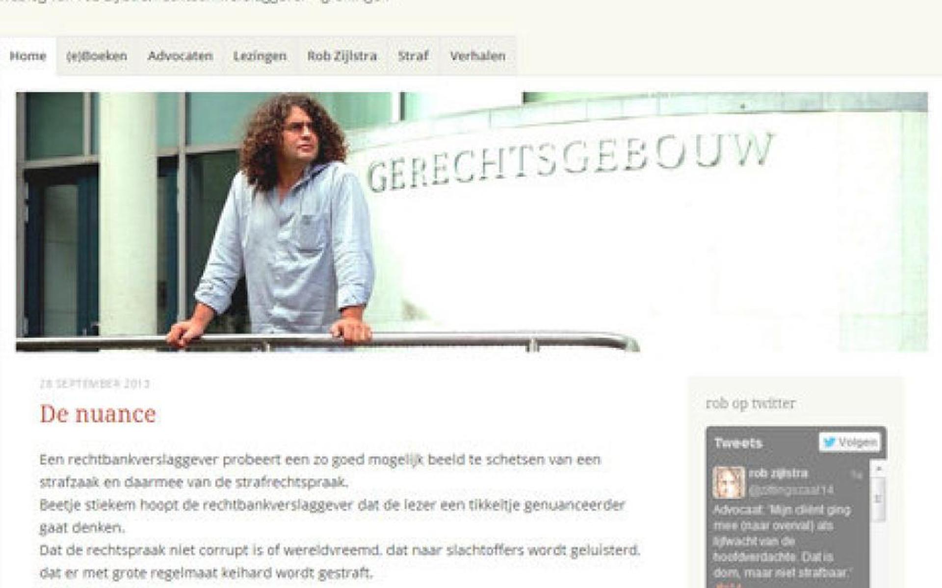 Nominatie Rob Zijlstra voor Jacques van Veen Persprijs - Dagblad van ...