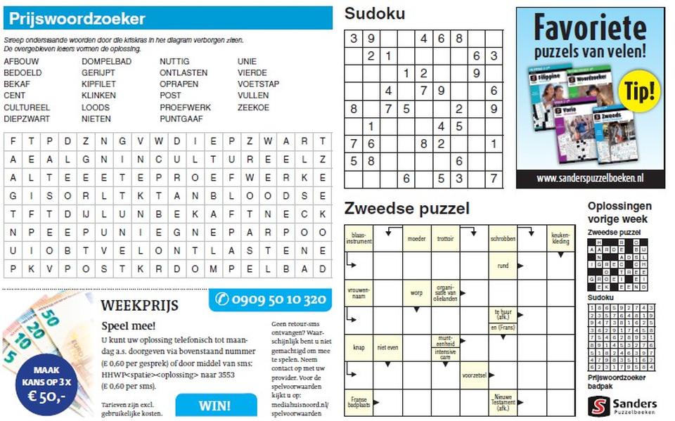 Extra service: digitale krant en online puzzelen bij HS-Krant - Dagblad ...